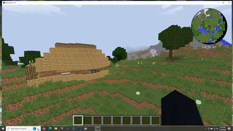 Floating Roof House for Java Minecraft v 1.12.2 Minecraft Map