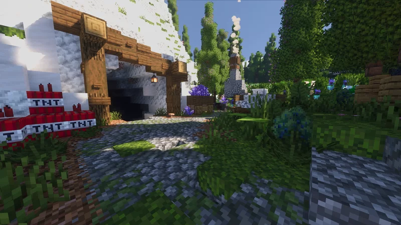 Earth Mine spawn Minecraft Map