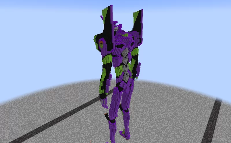 Evangelion Unit-01 (2:1) Minecraft Map