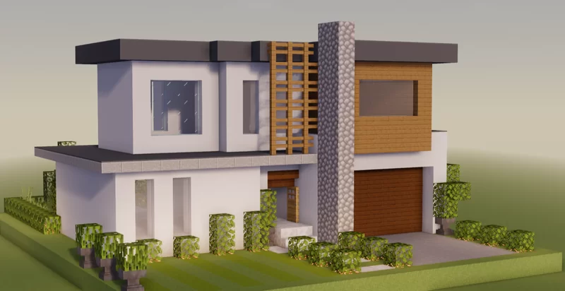 Modern House 114 (Map + Schem) Minecraft Map