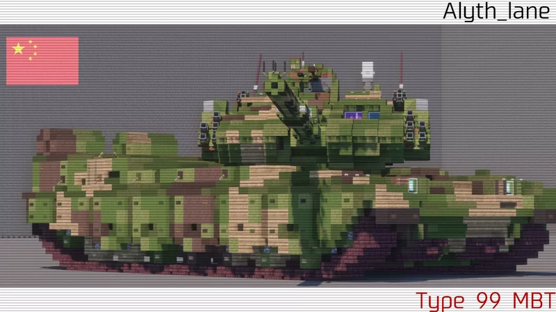 ZTZ-99 / WZ-123B [Type 99-A MBT] / UseMod Minecraft Map