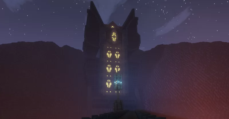 Sci-Fi Volcanic Planet Minecraft Map