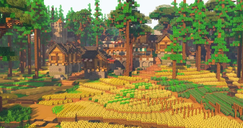 MMORPG Island | 1500 x 1500 Minecraft Map