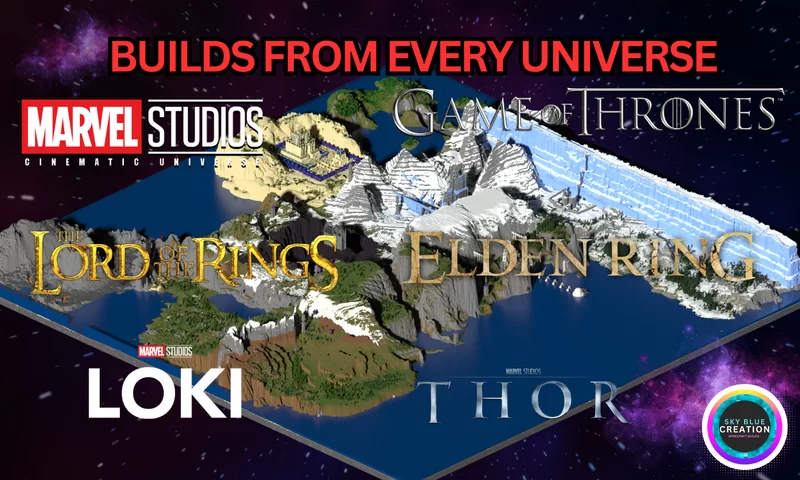 Minecraft Multiverse - Megabuild Edition Minecraft Map