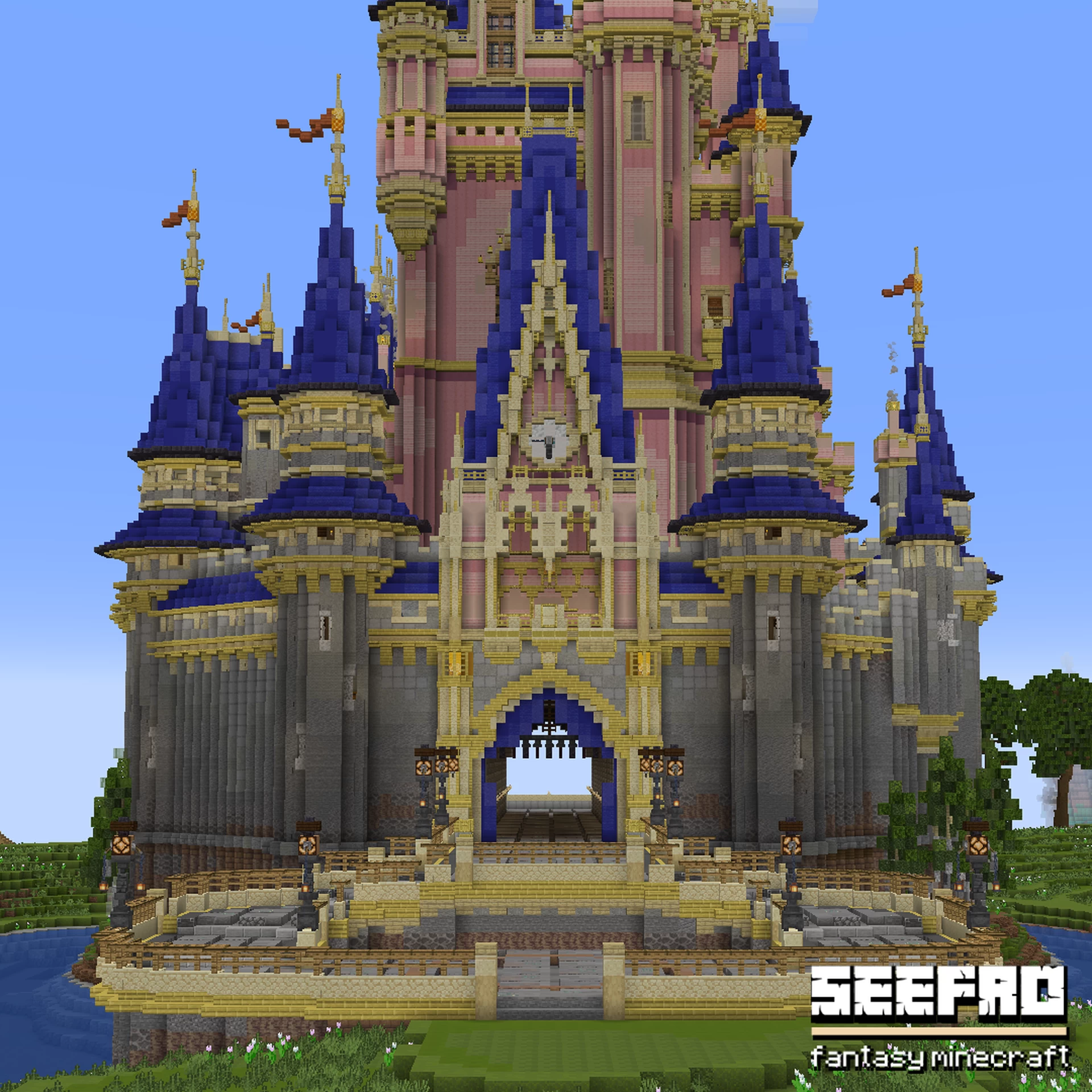 Disney Castle Minecraft Builds