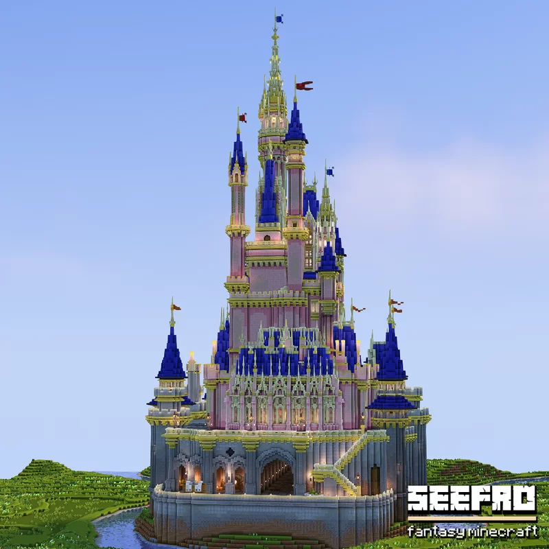 Cinderella's castle Minecraft Map