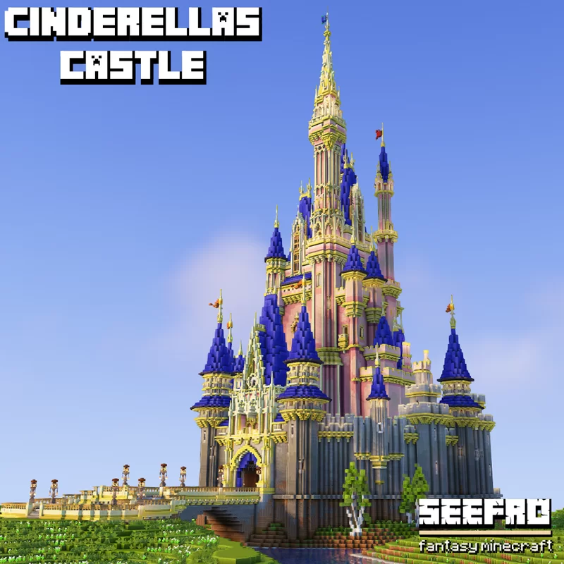Cinderella's castle Minecraft Map