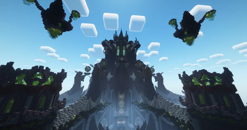 Castle of a green soul Minecraft Map