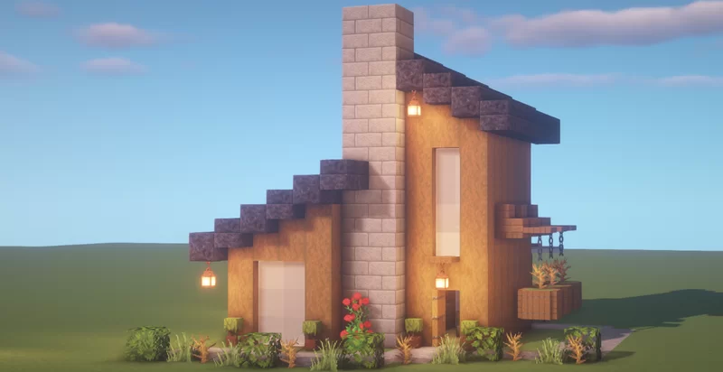 Modern House 12 (Map + Schem) Minecraft Map