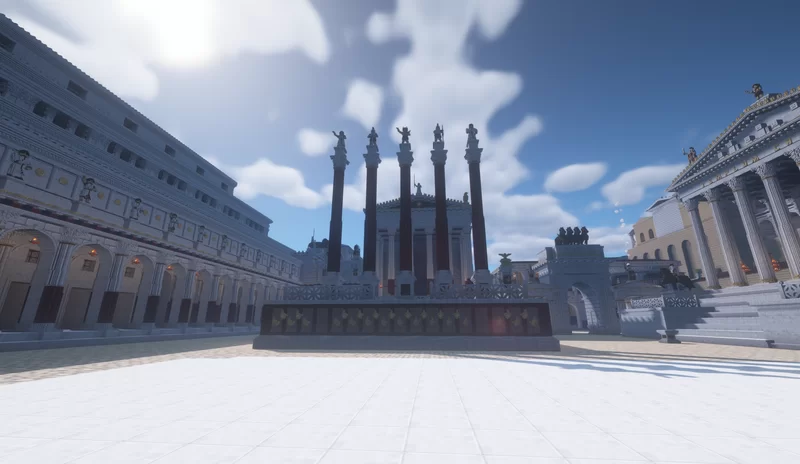 Forum Romanum V2 (ShellyD) Rome Minecraft Map
