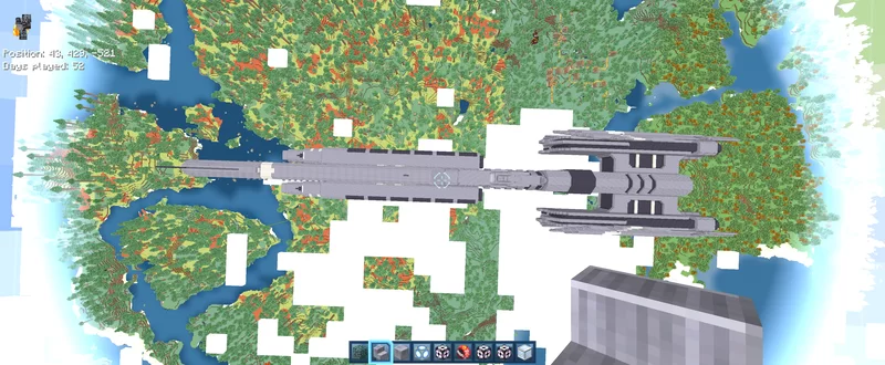 halo ship frontier Minecraft Map
