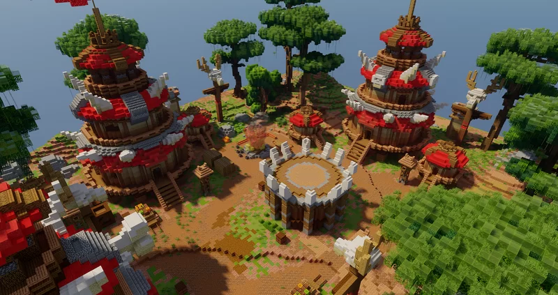 Orc Arena - 200x200 Minecraft Map