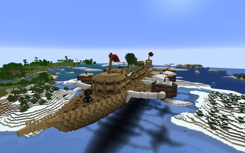 Spruce Goose (Project Airship) Minecraft Map