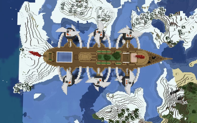 Spruce Goose (Project Airship) Minecraft Map