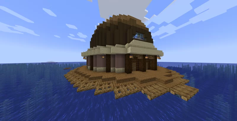 [MCMMO] Community Floating Fishing Raft Minecraft Map