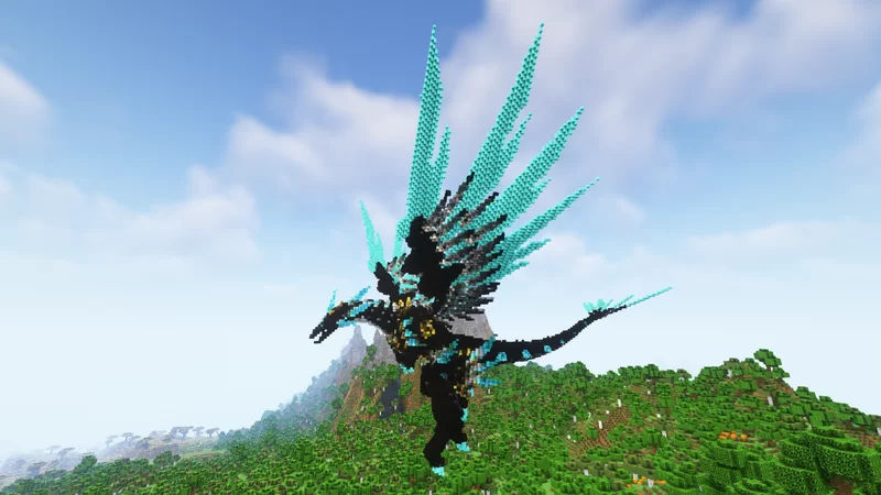 Minecraft Diamond Dragon Statue Minecraft Map
