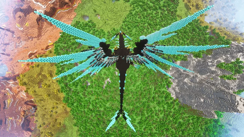 Minecraft Diamond Dragon Statue Minecraft Map