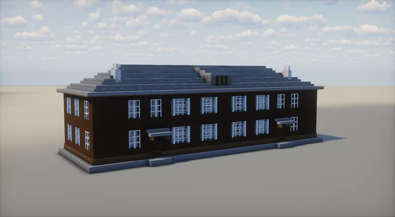 Soviet House series 3-30-24б (барак) Minecraft Map