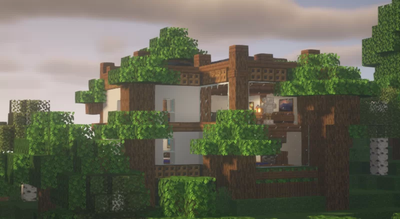 Tiny house (Oak Forest) Minecraft Map