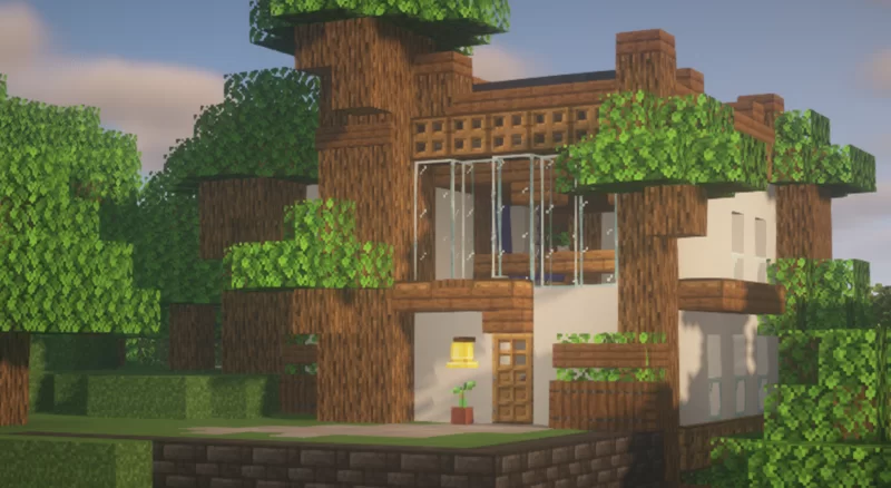 Tiny house (Oak Forest) Minecraft Map