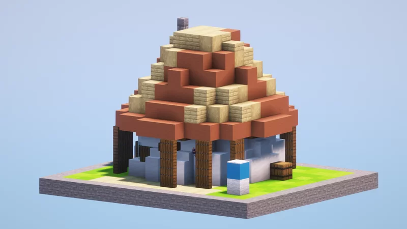 Clumsy Smurf's House Minecraft Map