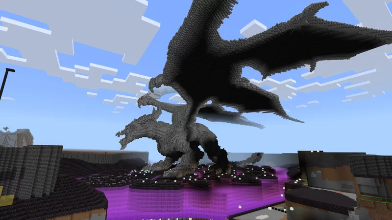 dragon survival build Minecraft Map