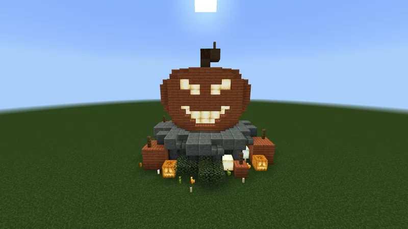 The Hallows Eve Pumpkin Pedestal Minecraft Map