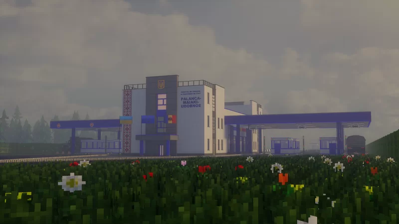 MAYAKI-CONVENIENT BORDER CHECKPOINT (Moldova-Ukraine) Minecraft Map