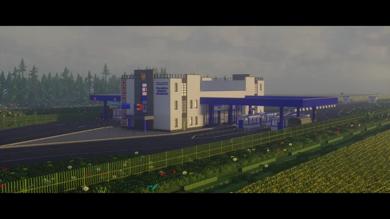 MAYAKI-CONVENIENT BORDER CHECKPOINT (Moldova-Ukraine) Minecraft Map