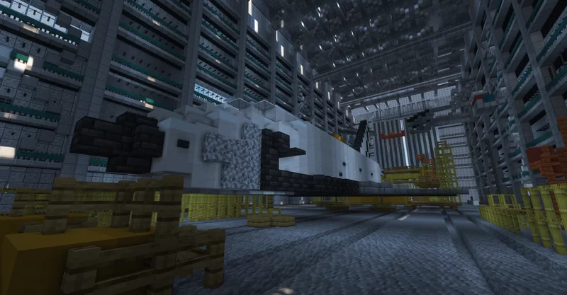 MZK building (Buran hangar) Minecraft Map