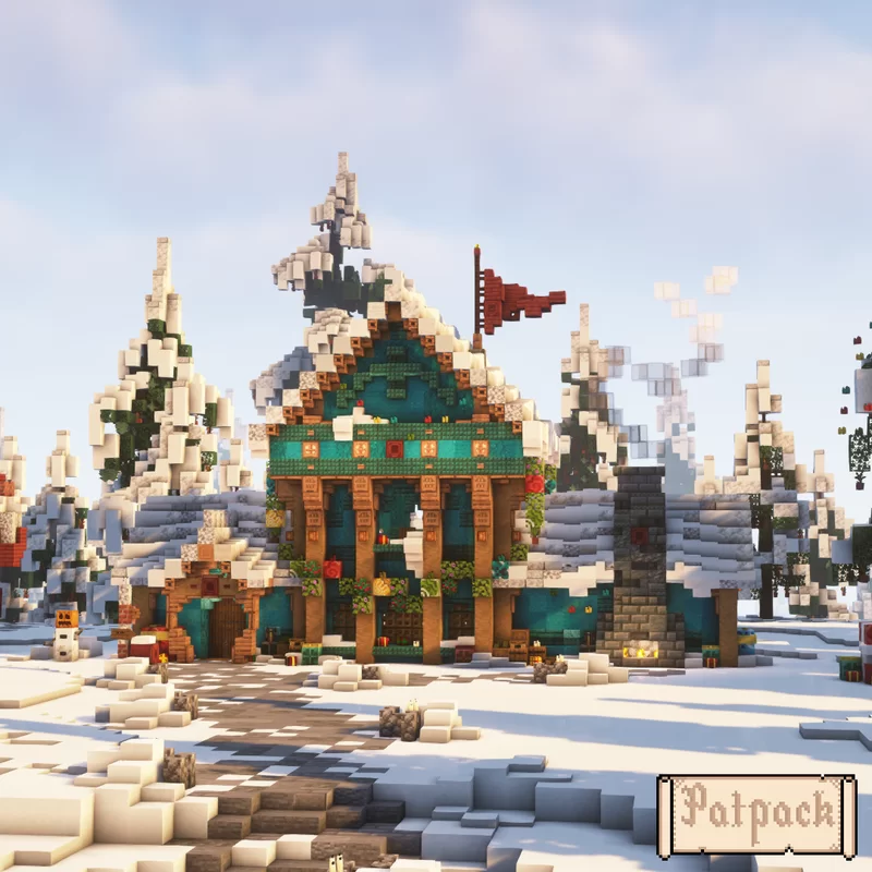 Minecraft- Santa Claus House Minecraft Map