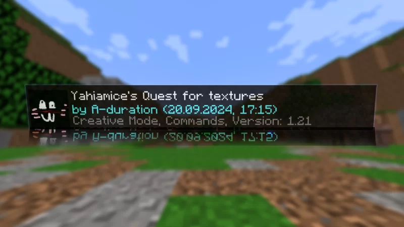 Yahiamice's texture quest Minecraft Map