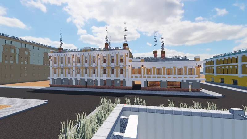 Комплекс доходных домов | Apartment building complex Minecraft Map