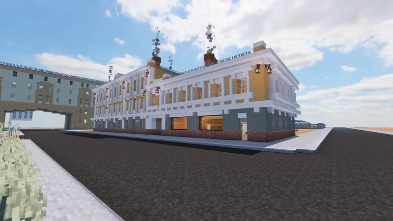 Комплекс доходных домов | Apartment building complex Minecraft Map