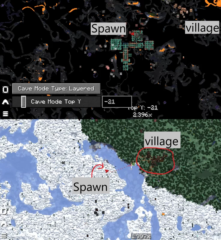 Trial Chamber under Spawn Seed 1.21 Java Minecraft Map