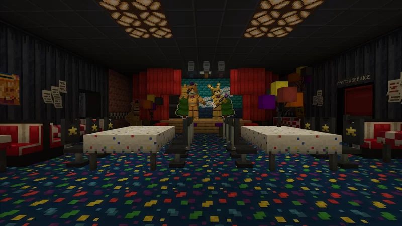 FnaF 4 Minigame Map Minecraft Map