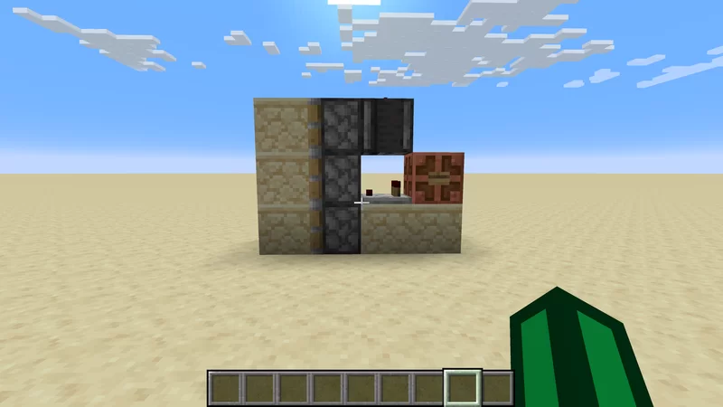 piston 3x1 Minecraft Map