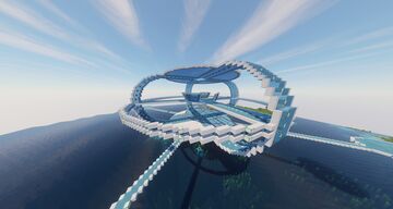 Water Structure Minecraft Maps with Downloadable Schematic