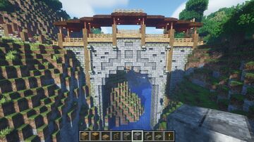 Bridge Minecraft Maps with Downloadable Schematic for Java Edition