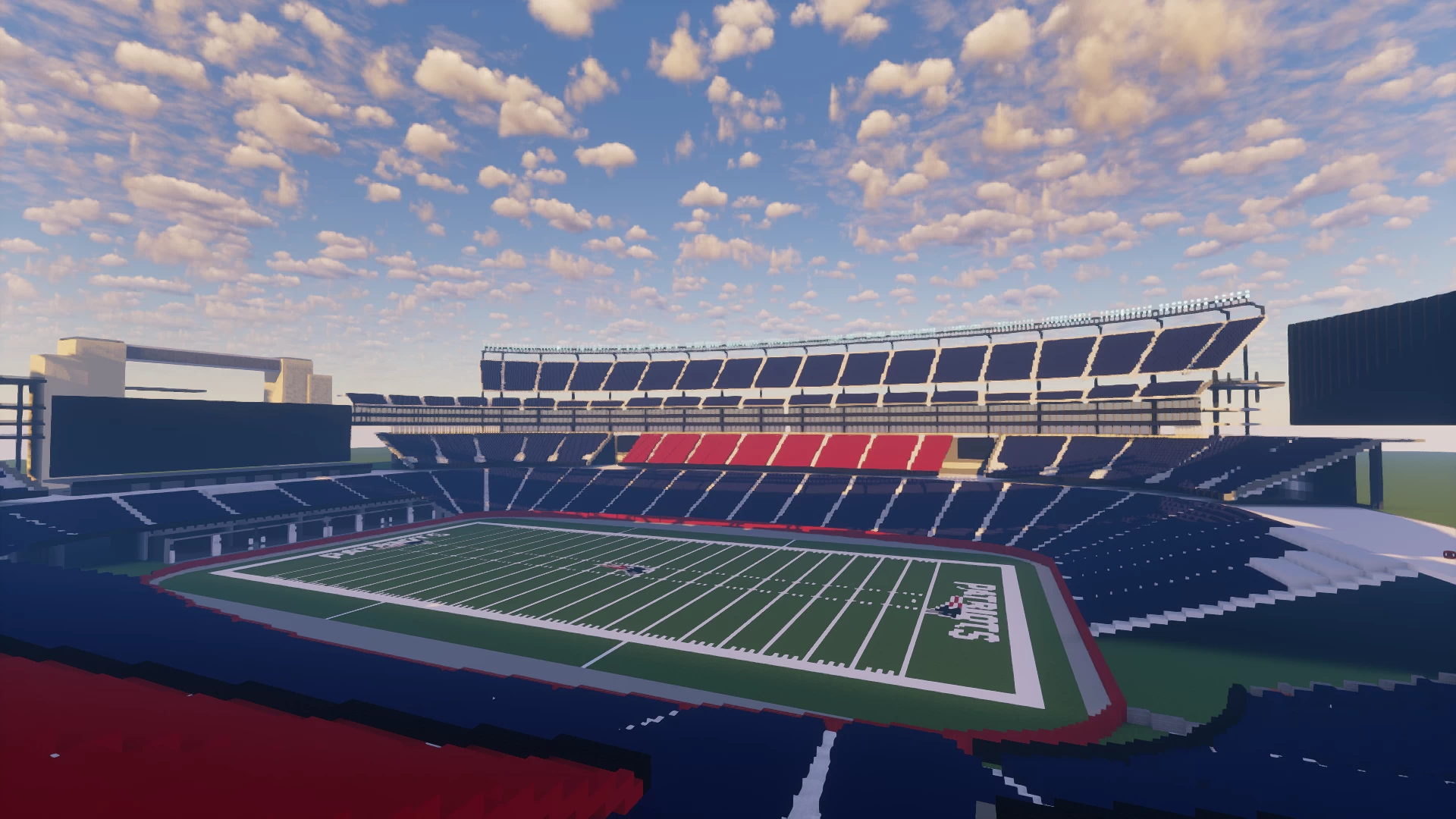 Minecraft Gillette Stadium New England Patriots Release New Stadium