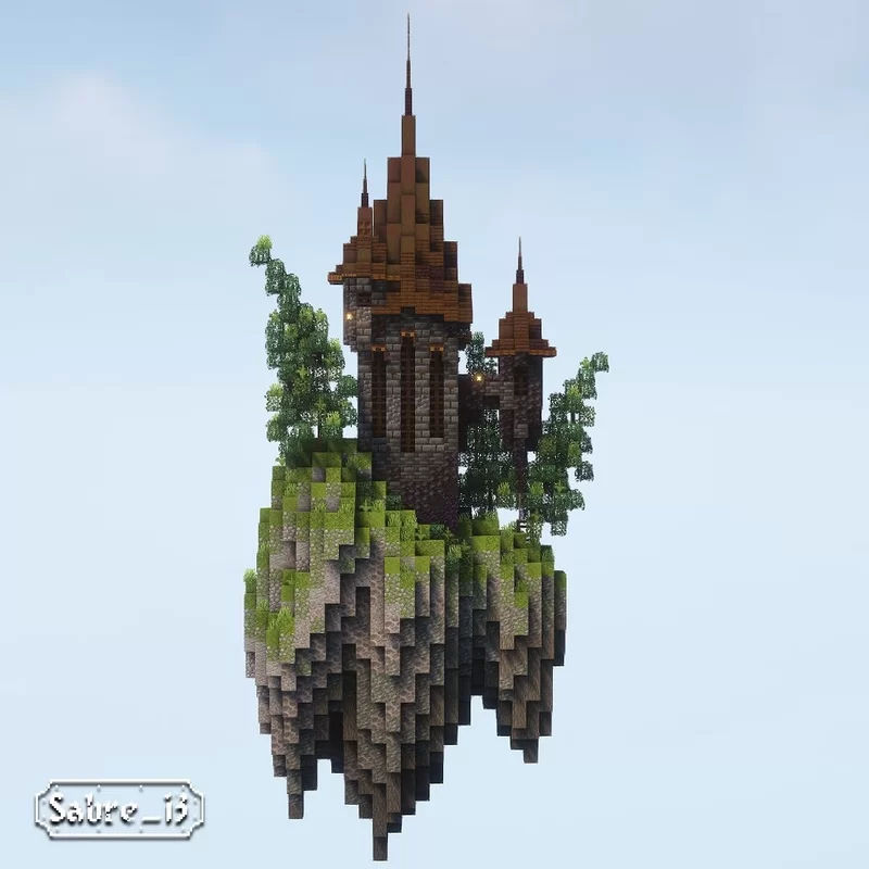 Floating Castle Minecraft Map