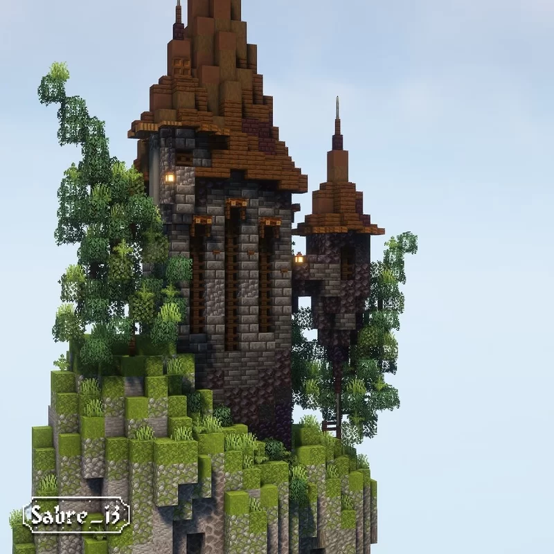 Floating Castle Minecraft Map