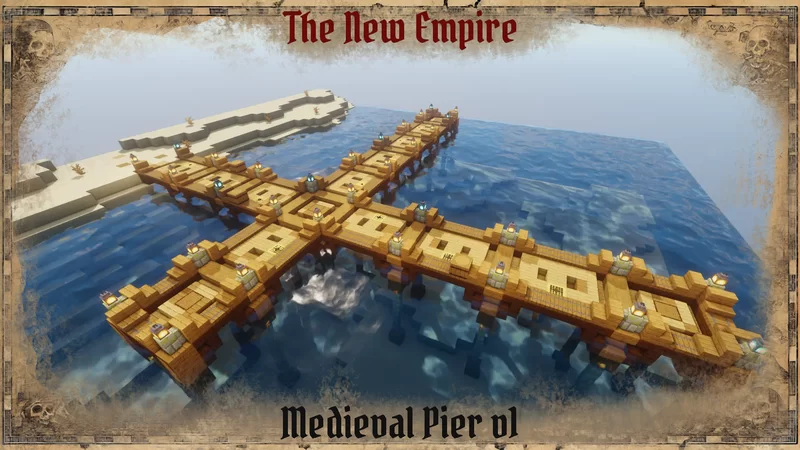 Medieval Pier / Port / Dock [1.21+ Download] Minecraft Map