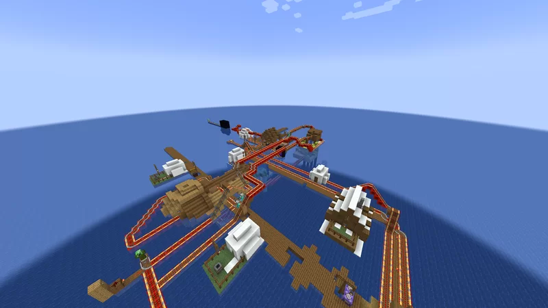 The Roller Coaster Experience Part 2 Minecraft Map