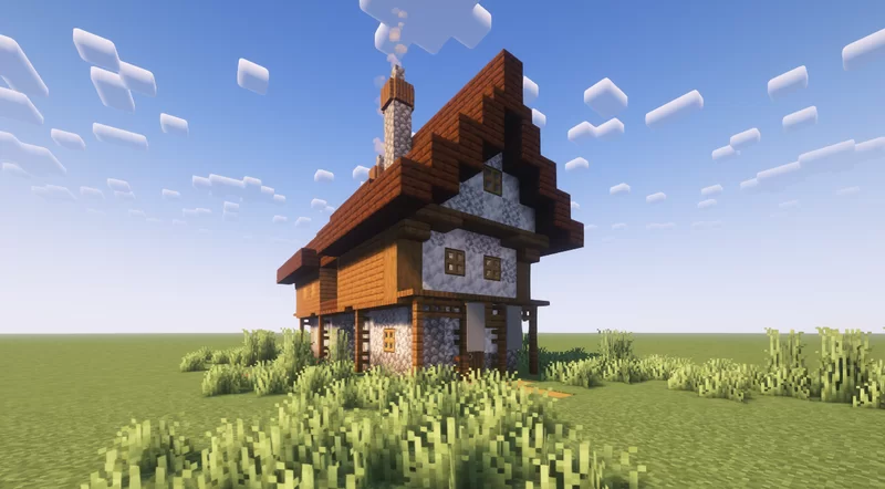 Medieval starter house (schematic+map) Minecraft Map