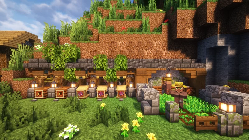 Villager Trading Hall | 2 Designs Minecraft Map