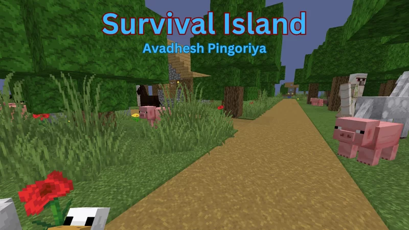 Survival Island Bedrock/Java Minecraft Map