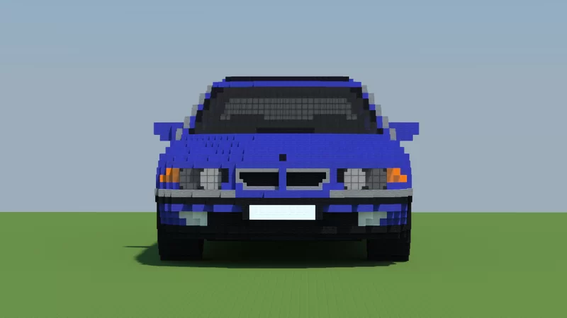 BMW E38 750iL [20:1 Scale] Minecraft Map
