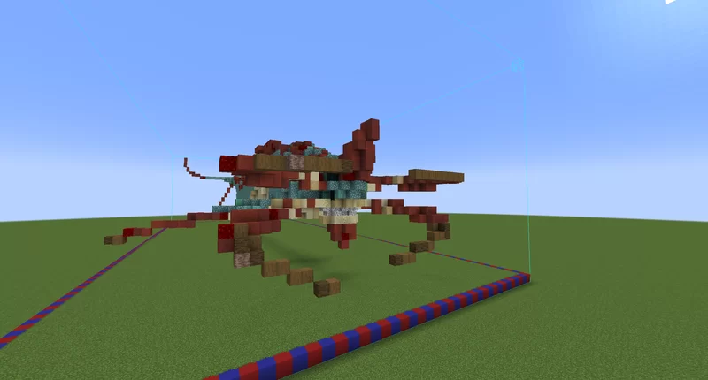 Reaper Leviathan 2:1 Scale; Subnautica Minecraft Map