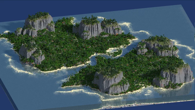 Mirror Isles (1.19+ Survival Ready Vanilla+ Free Map) Minecraft Map